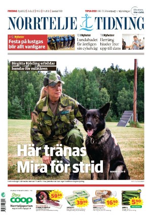 Norrtelje Tidning 2022-07-08 sida 1